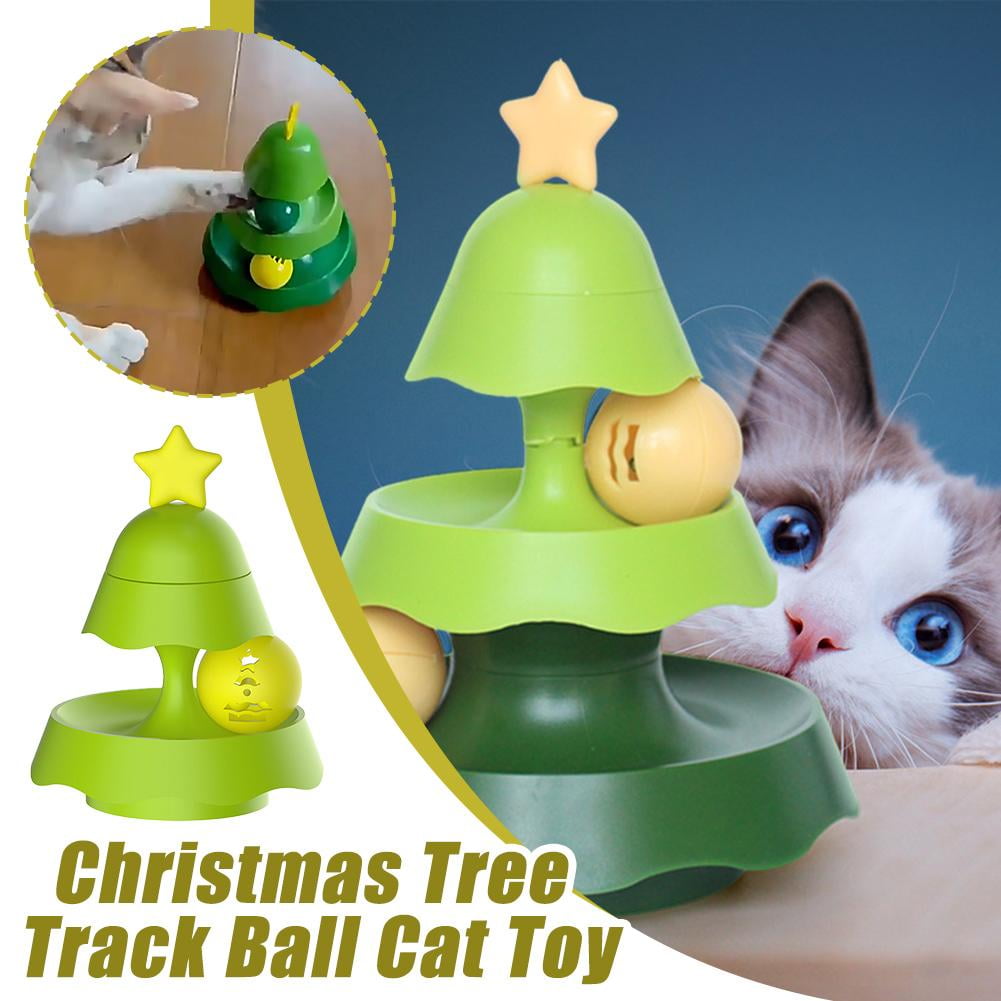 Clerance! PawCasa Cat Ball Track Interactive Cat Toy Wobble Ball ...