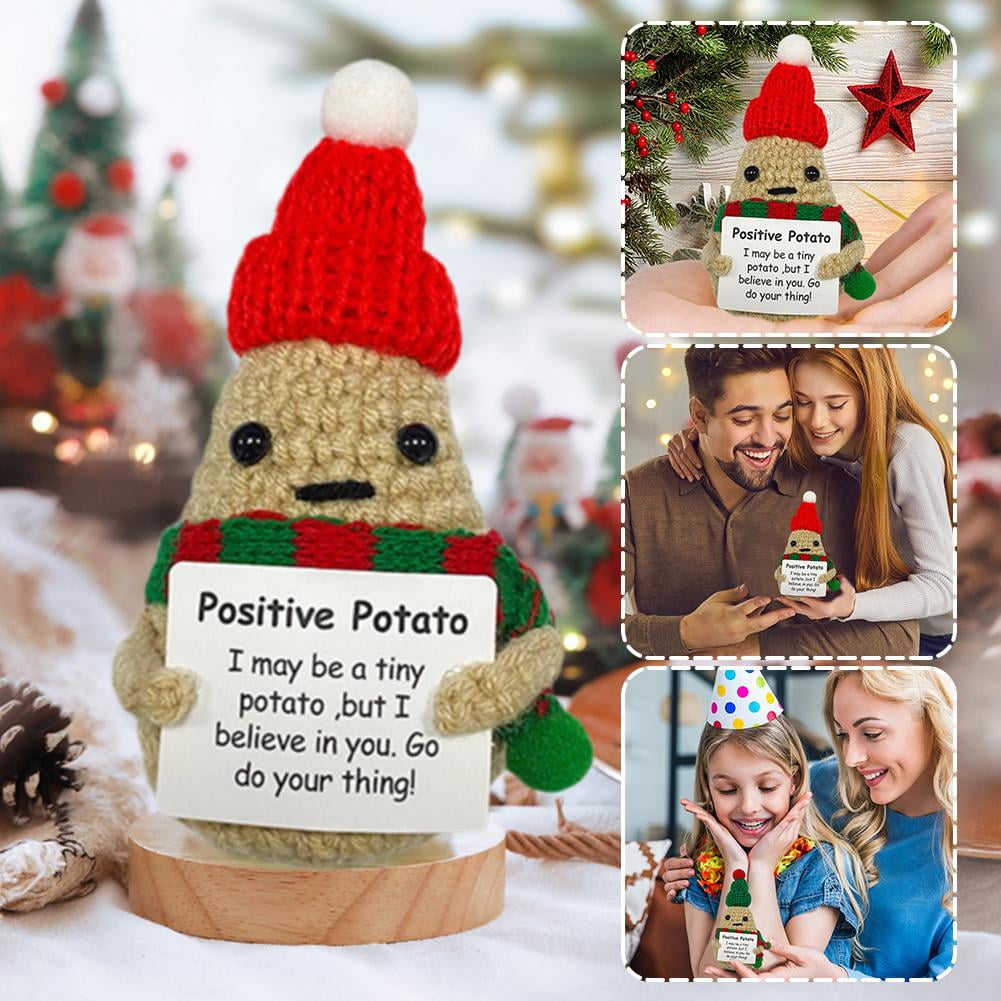 Clerance! PawCasa Handmade Positive Crochet Funny Crochet Dolls Crochet ...