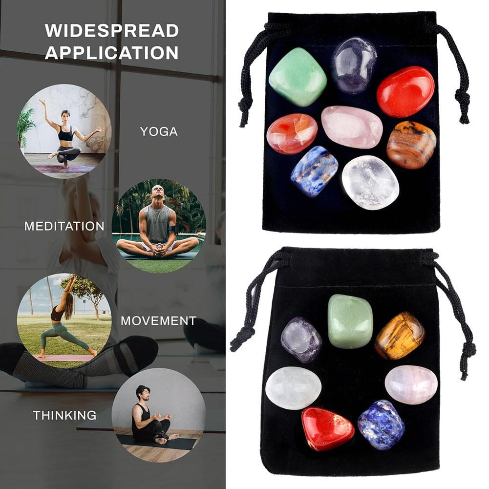 Clerance! PawCasa QHUDLV Healing Crystals Stones Set Natural Bulk ...