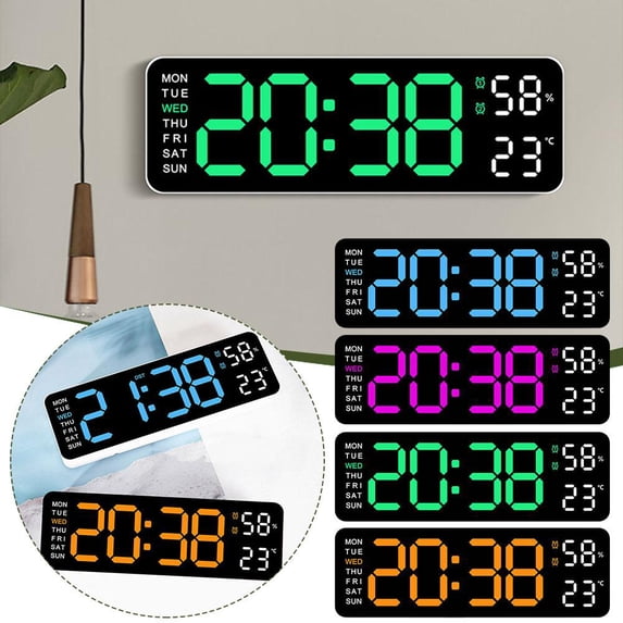 Clerance! PawCasa With Calendar Date Temperature LED Large Display USB ...