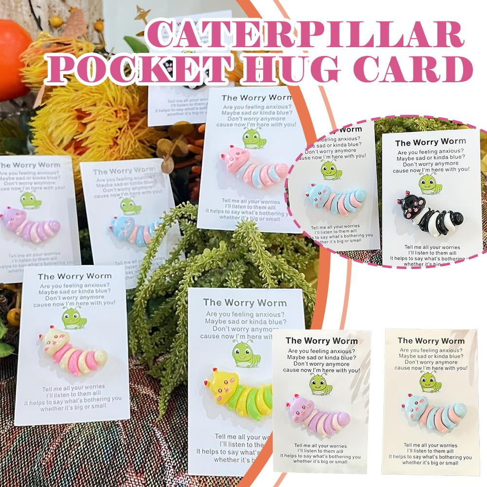 Clerance! PawCasa The Worry Worm Pocket Hug Tiny Worry Worm with ...