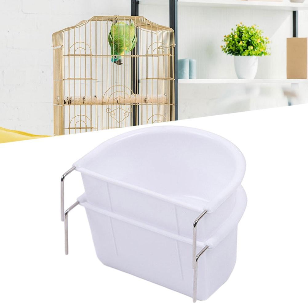Clerance! PawCasa iversal Plastic Hanging Cups for Small BirdsMini Bird ...