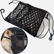 Twowood Durable Car Universal Back Seat Dog Pet Barrier Mesh Safety Net ...