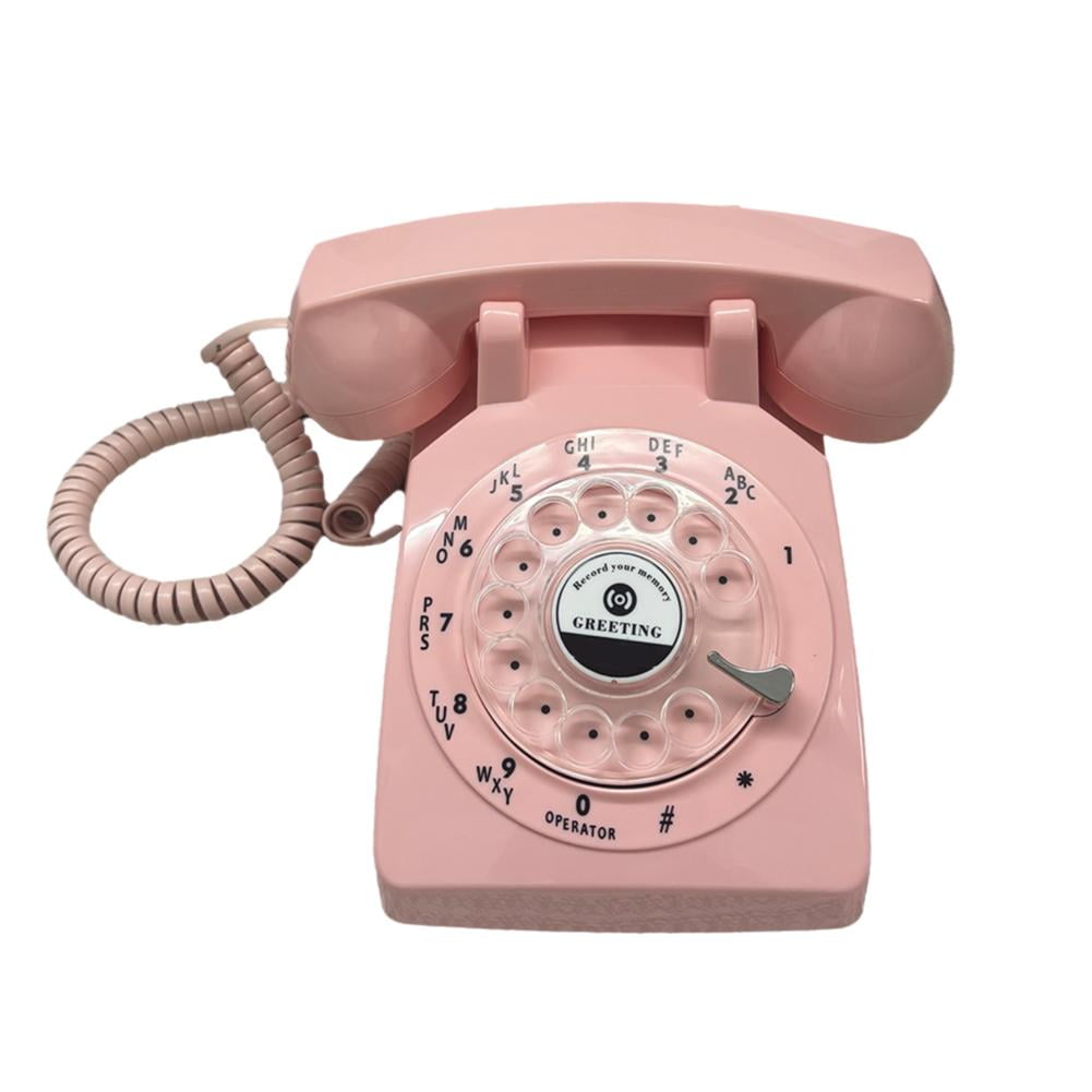 Clerance! Pink Wedding Simulation Retro Telephone Answering Machine ...