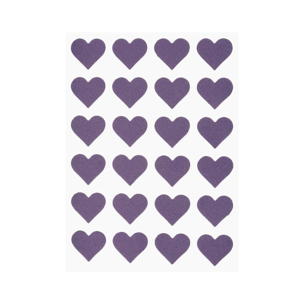 Clerance! Purple Heart-Shaped 24 Grains Colored Pox Love Heart Star ...