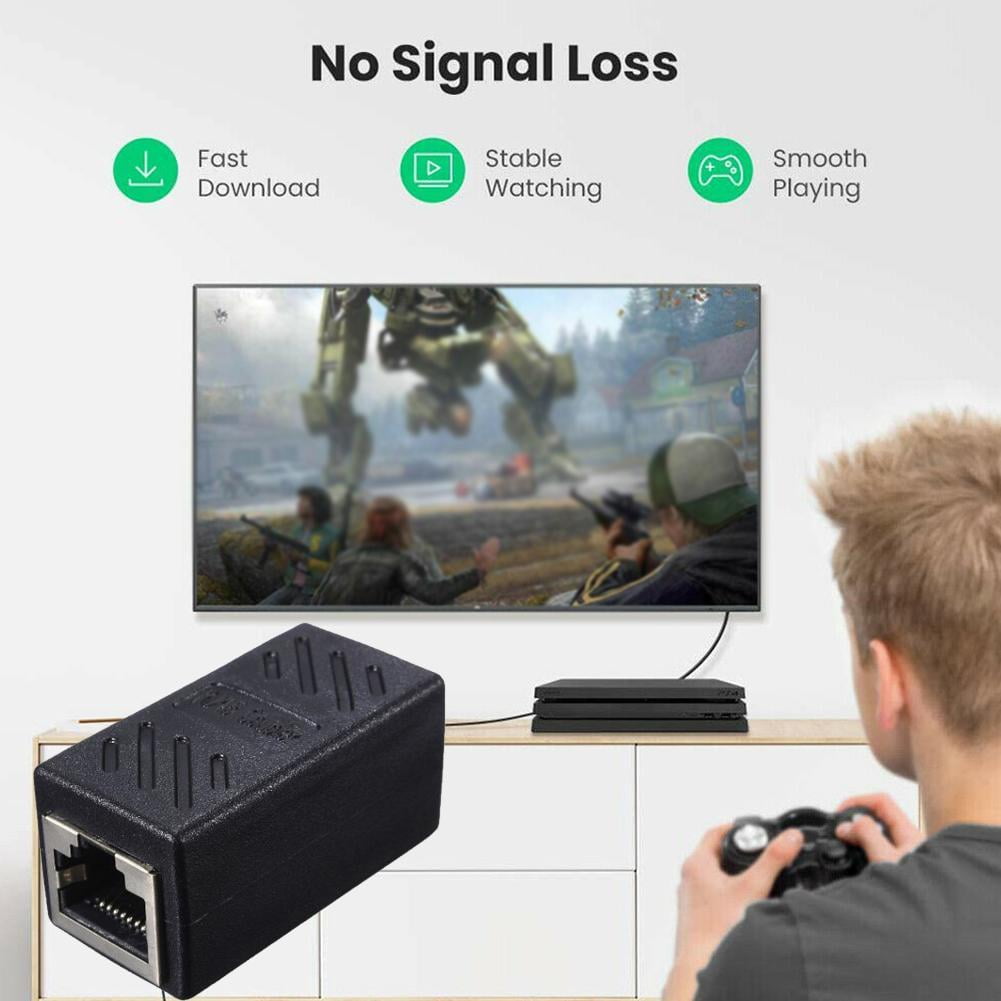 Clerance! RJ45 Inline Coupler Cat7Cat6Cat5e Ethernet Network Connector ...