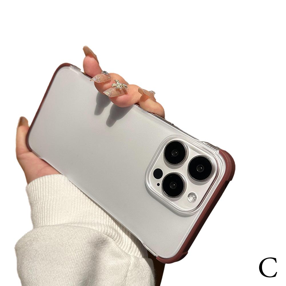 Clerance! Red For Iphone 13 Pro Max Suitable For Iphone Mobile Phone Case Borderless Four ...