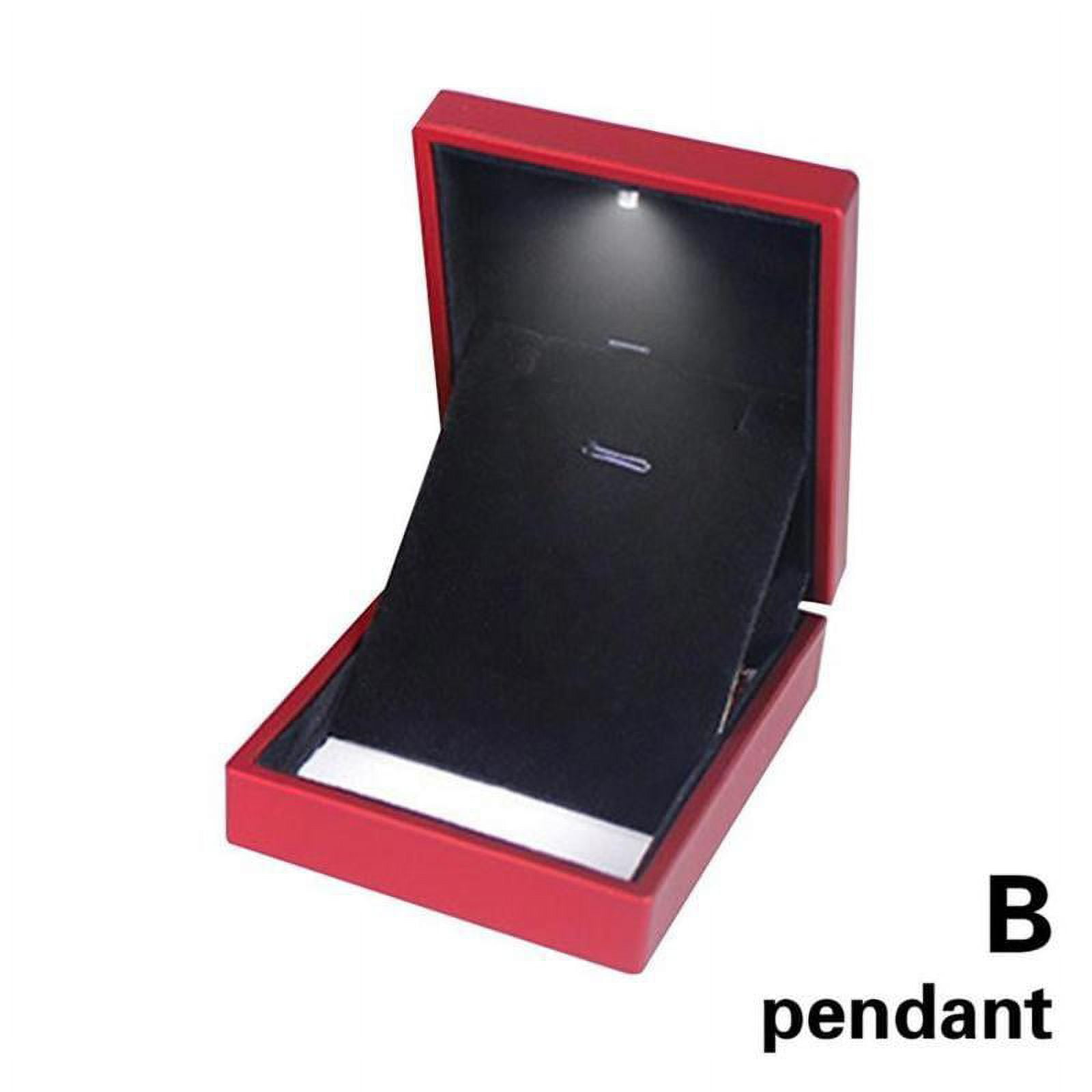 Clerance! Red Light Box Pendant Box Led Light Jewelry Box - Walmart.com