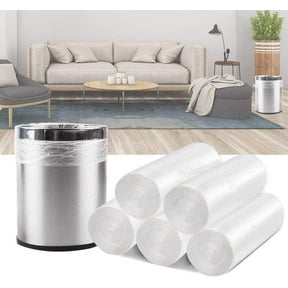 PROcure 7-10 Gallon Clear Trash Bags, 100 Count, High Density, 8 ...