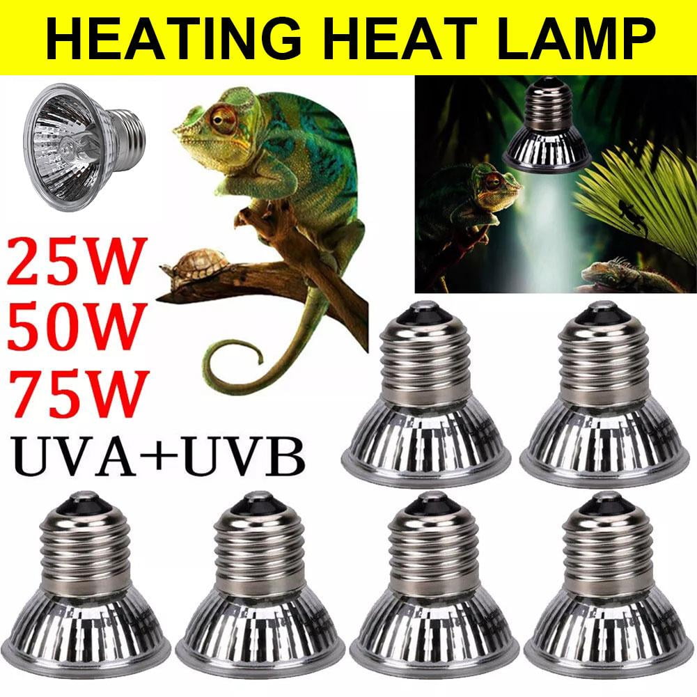 Clerance! UVAUVB 25W75W Reptile Heat Basking Light Bulb Lamp For ...