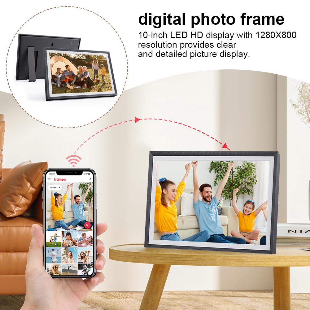 Clerance! Us Standard 10-Inch Ips Screen Digital Photo Frame Full-View ...