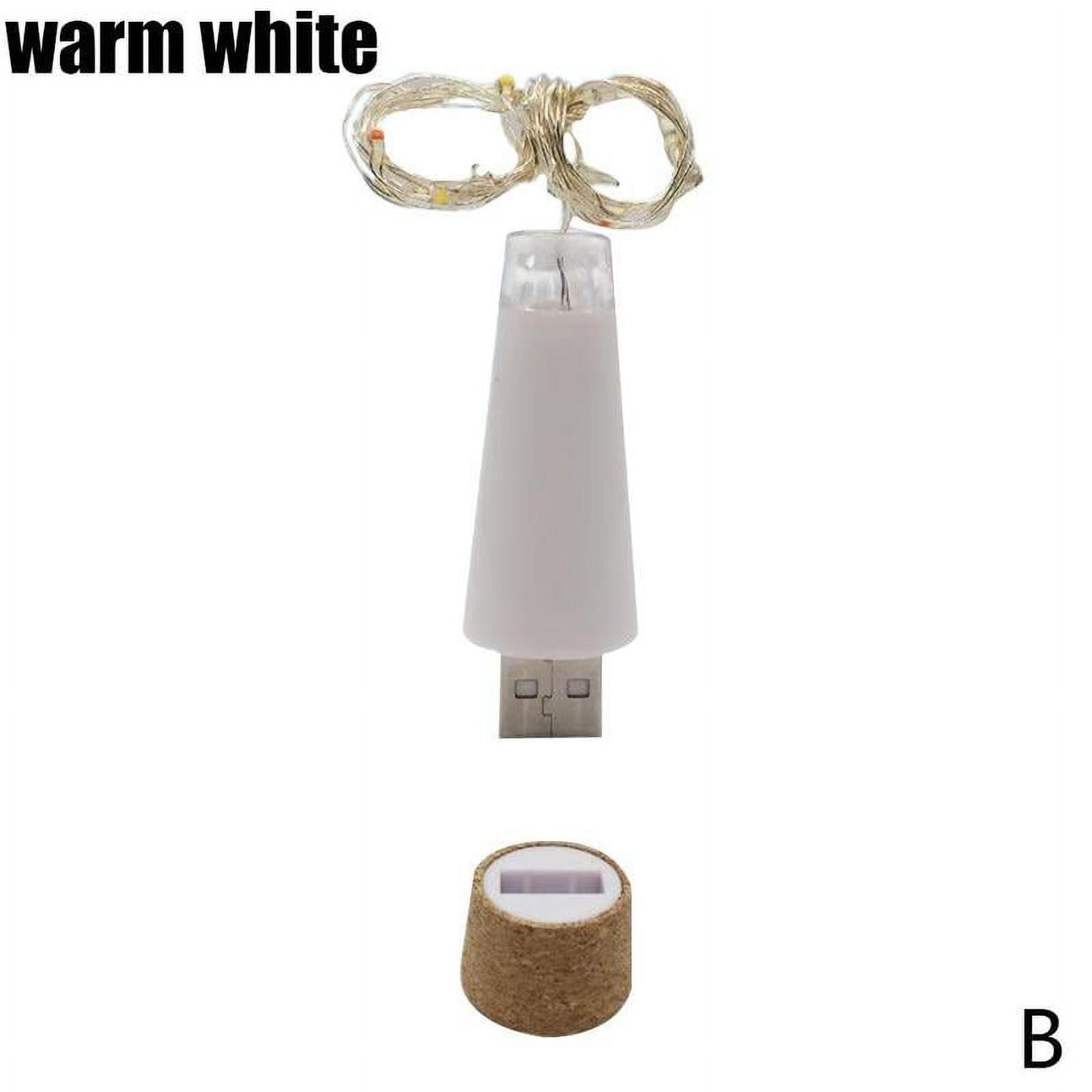 Clerance! Warm White Light Usb Led Wine Bottle Stopper Light, Usb ...
