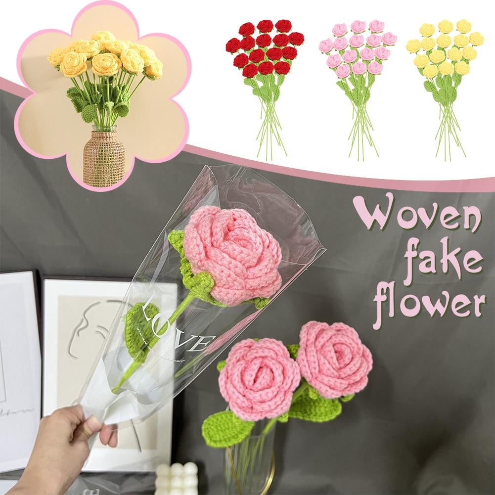 Clerance! Weave Fake Flowers to Simulate Teachers Day Gifts DIY ...