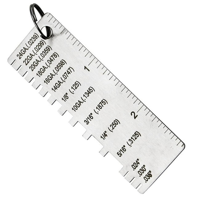 Clerance! Weld Inspection Ruler Thickness Ruler Weld Inspection Gauge ... Clerance! Weld Inspection Ruler Thickness Ruler Weld Inspection Gauge ...