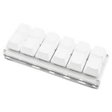 Clerance! White 12-Key Small Keyboard Upgraded Model Hot-Swappable Mini ...