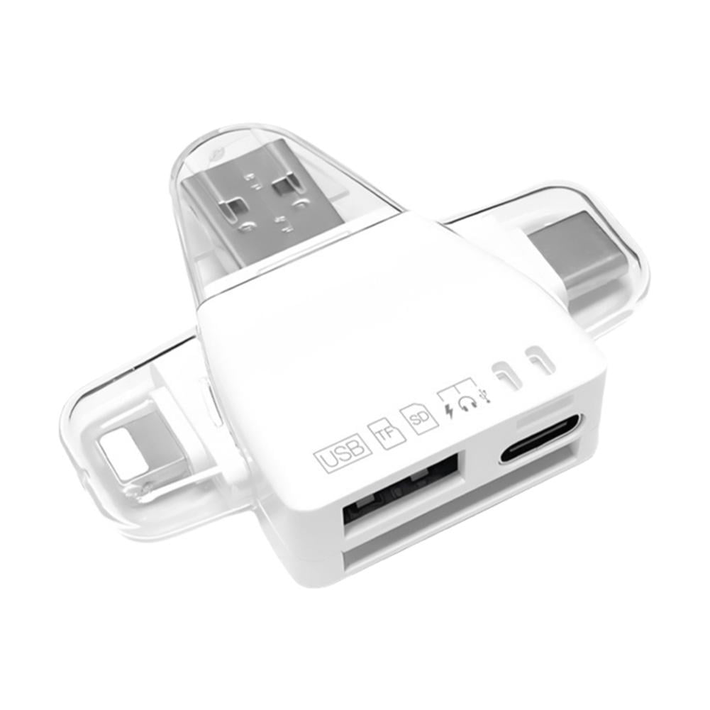 Clerance! White 7 in 1 card reader universal interface for mobile ...