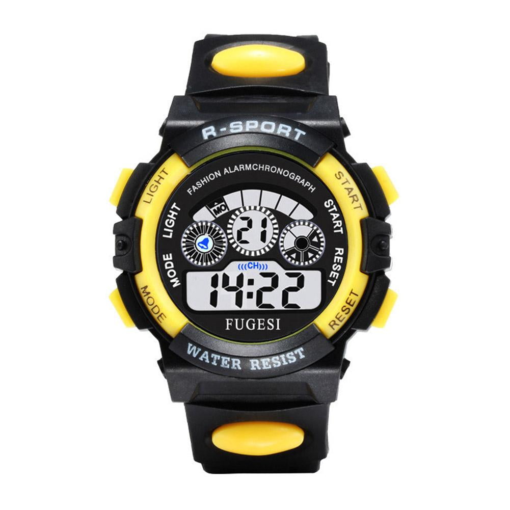 Clerance! Yellow Large Waterproof Sports Outdoor Watch Student ...