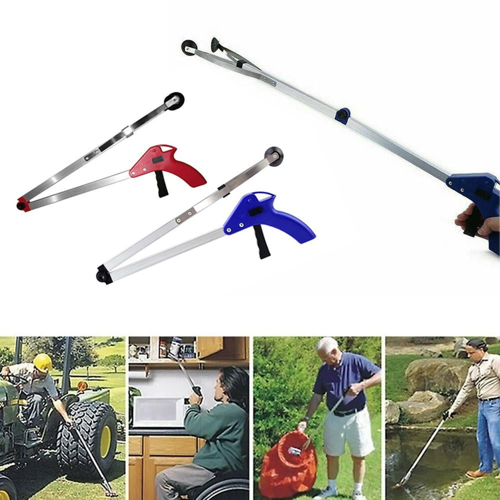 Clerance! blue Lightweight Pick Up Folding Grabber Tool Litter Picker ...