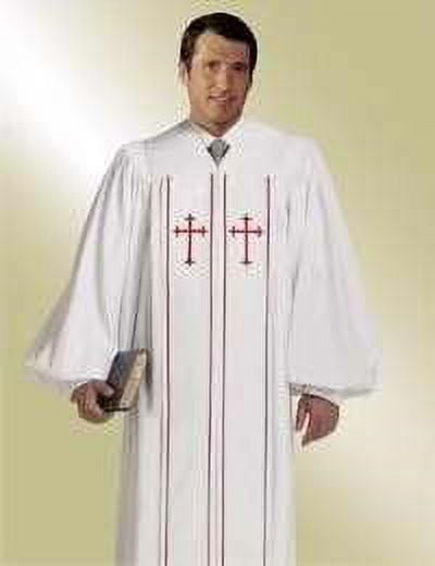 Clergy Robe-Cleric-S16/4851134-White - Walmart.com