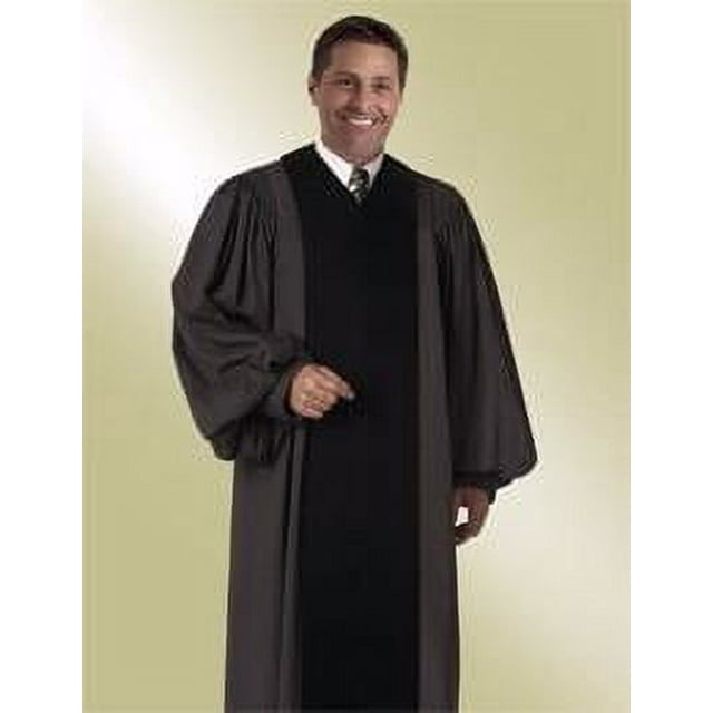 Clergy Robe-Velvet Geneva-S4/445833-White w/Black Panels - Walmart.com