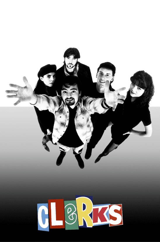 Clerks 1994 Poster 24x36 - Cult Classic Comedy Kevin Smith Black-and ...