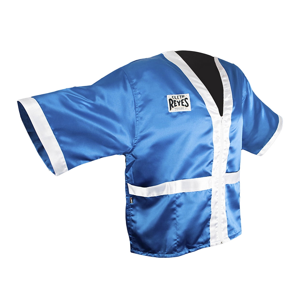Cleto Reyes Corner Staff Satin Boxing Robe - Medium - Blue/White ...