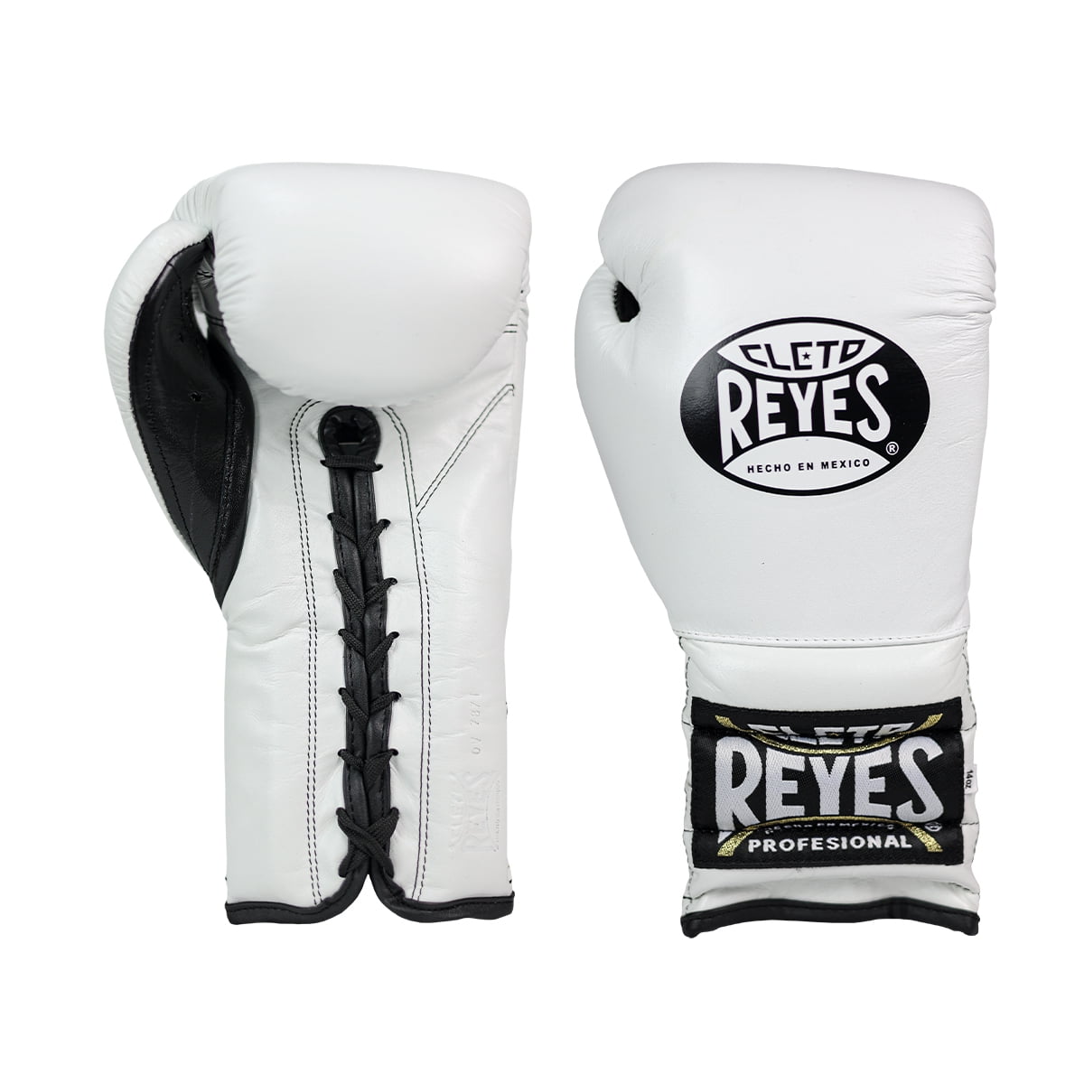 Cleto Reyes Training Gloves with Laces for Men and Women (14oz., White ...