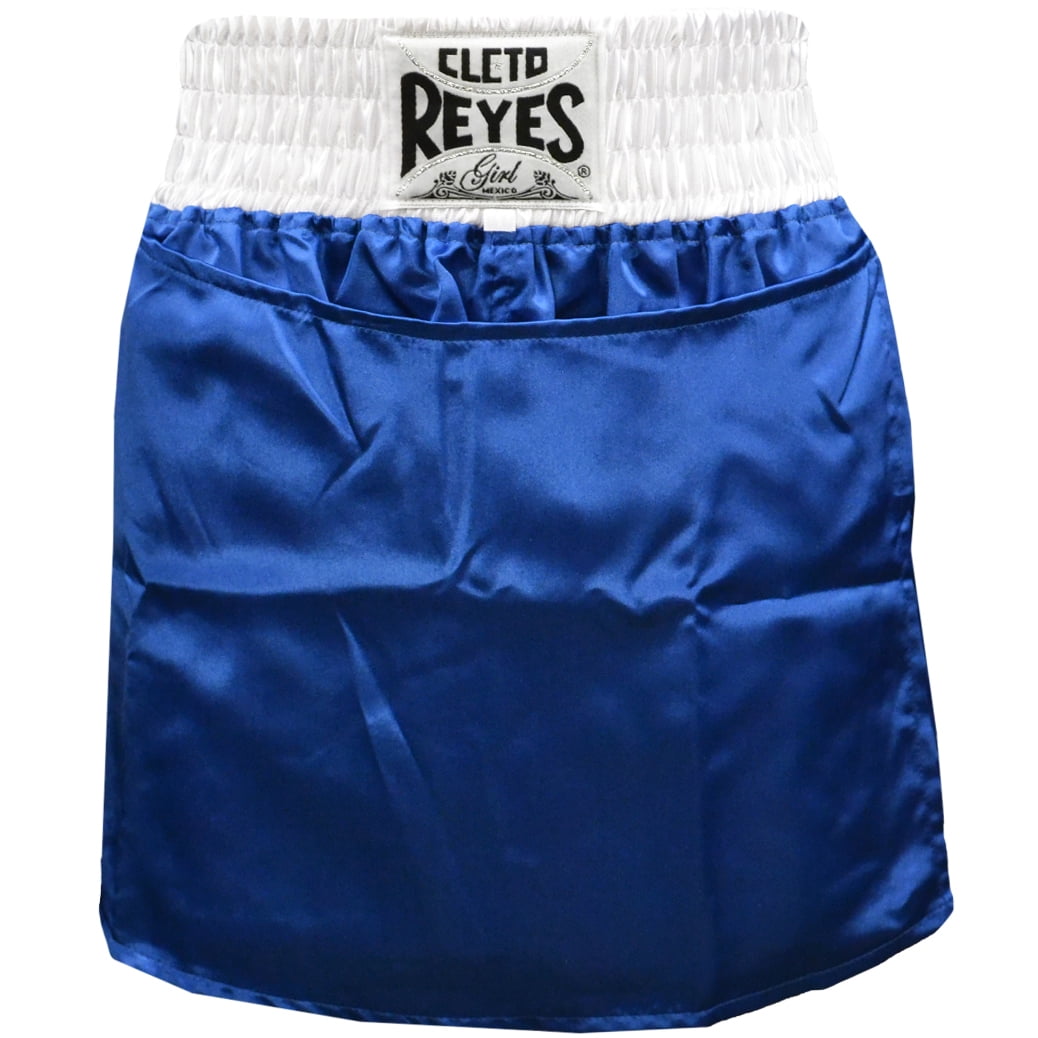 Cleto Reyes Women's Satin Polyester Boxing Skirt Trunks - Medium - Blue ...