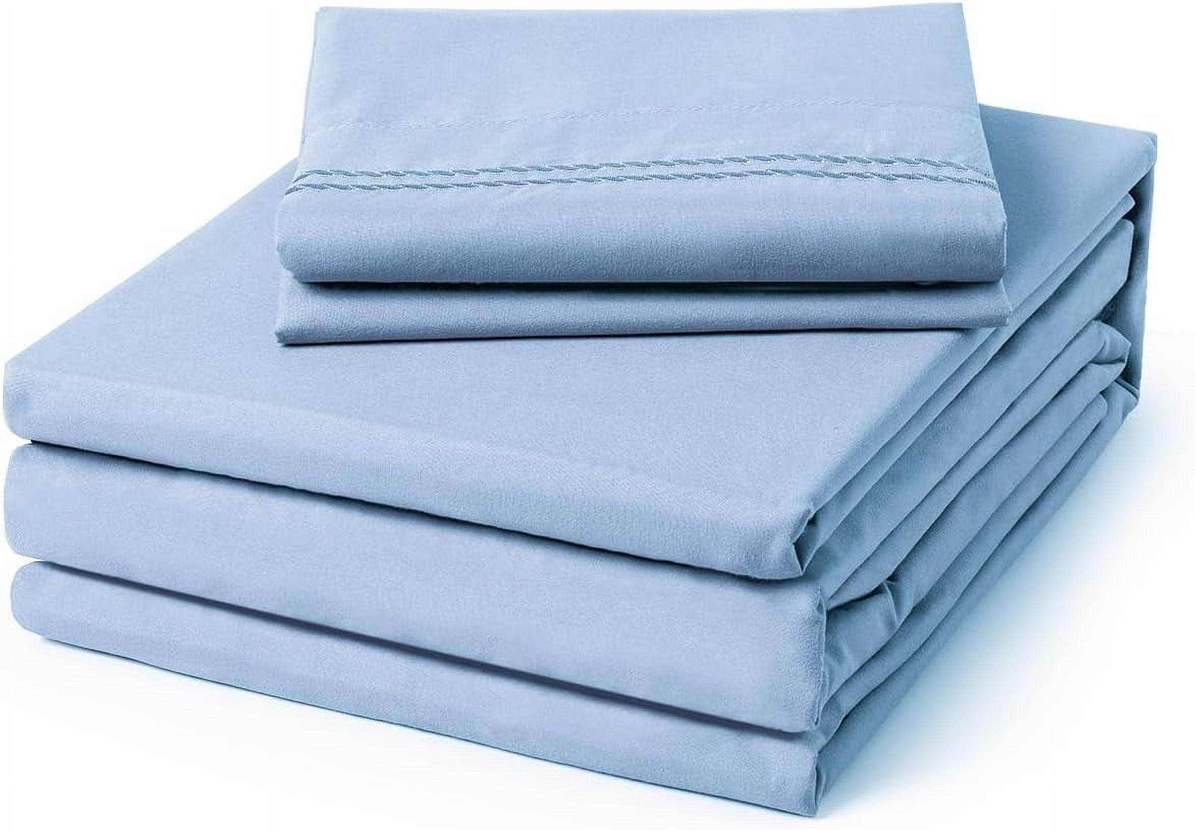 ClevaHome Twin Size Sheet Set - 4 Piece Soft Breathable Luxury Bed ...