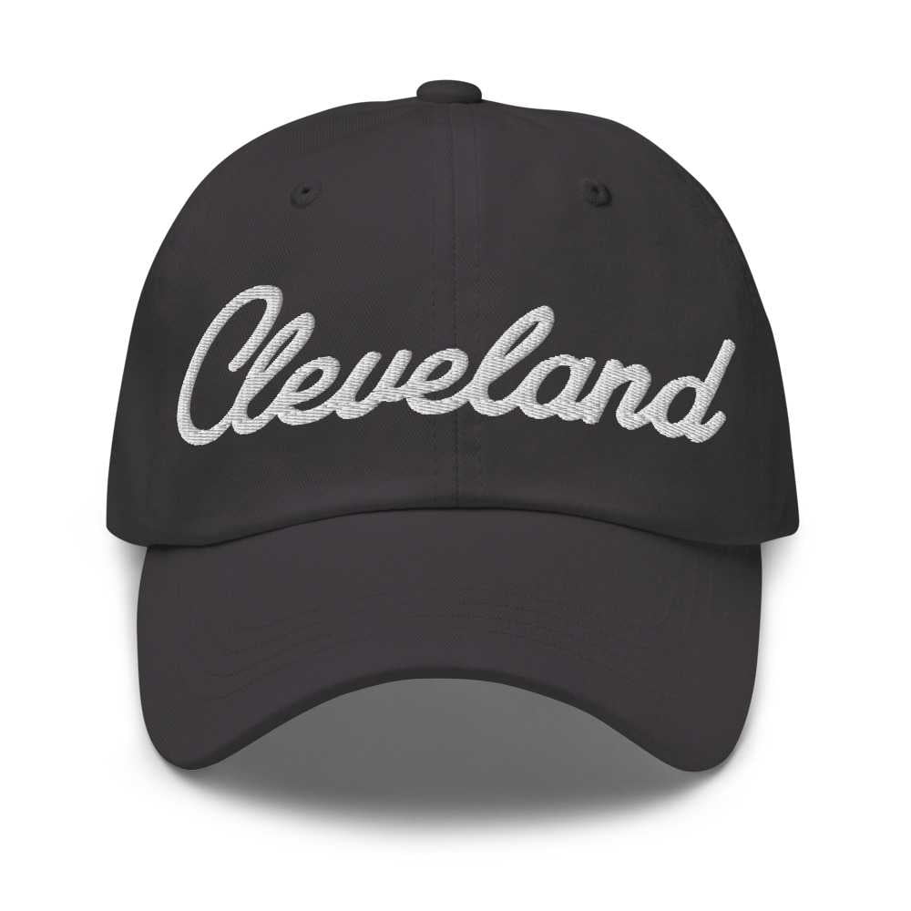 Cleveland Baseball Cap Cleveland Dad Hat Bold Script California CA Hat ...