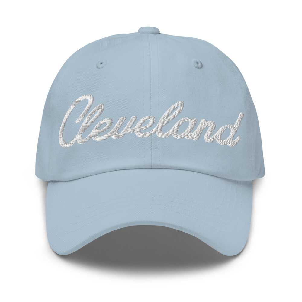 Cleveland Baseball Cap Cleveland Dad Hat Bold Script California CA Hat ...