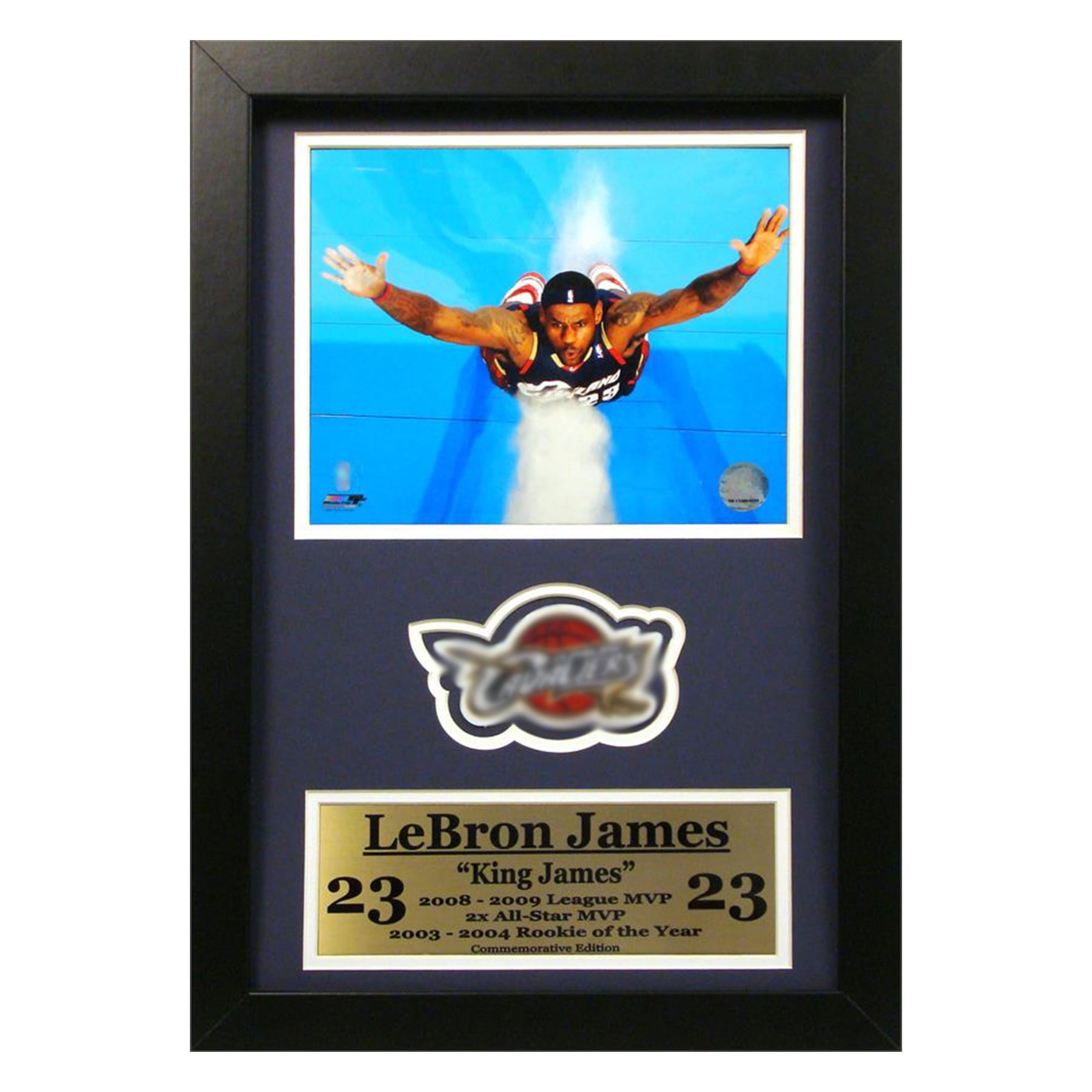 Cleveland - Basketball LeBron R.James 12x18 Patch Frame - Walmart.com