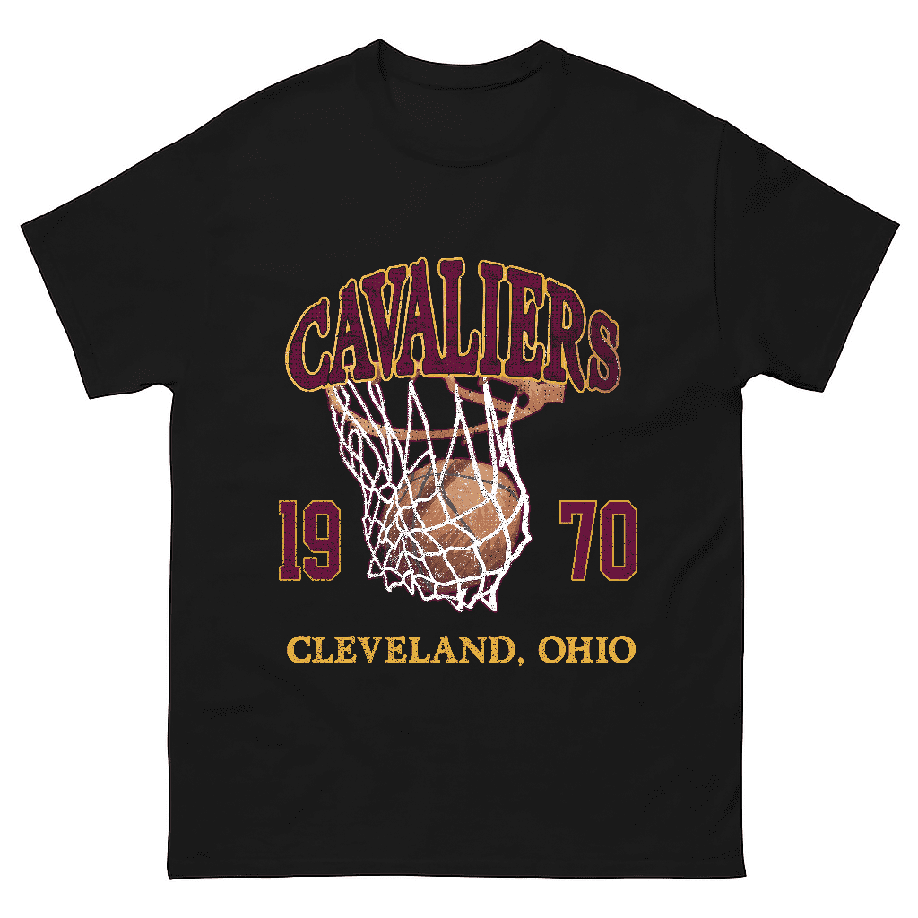 Cleveland Basketball Retro 90s Cavaliers Fan Art Unisex T-Shirt V40734 ...