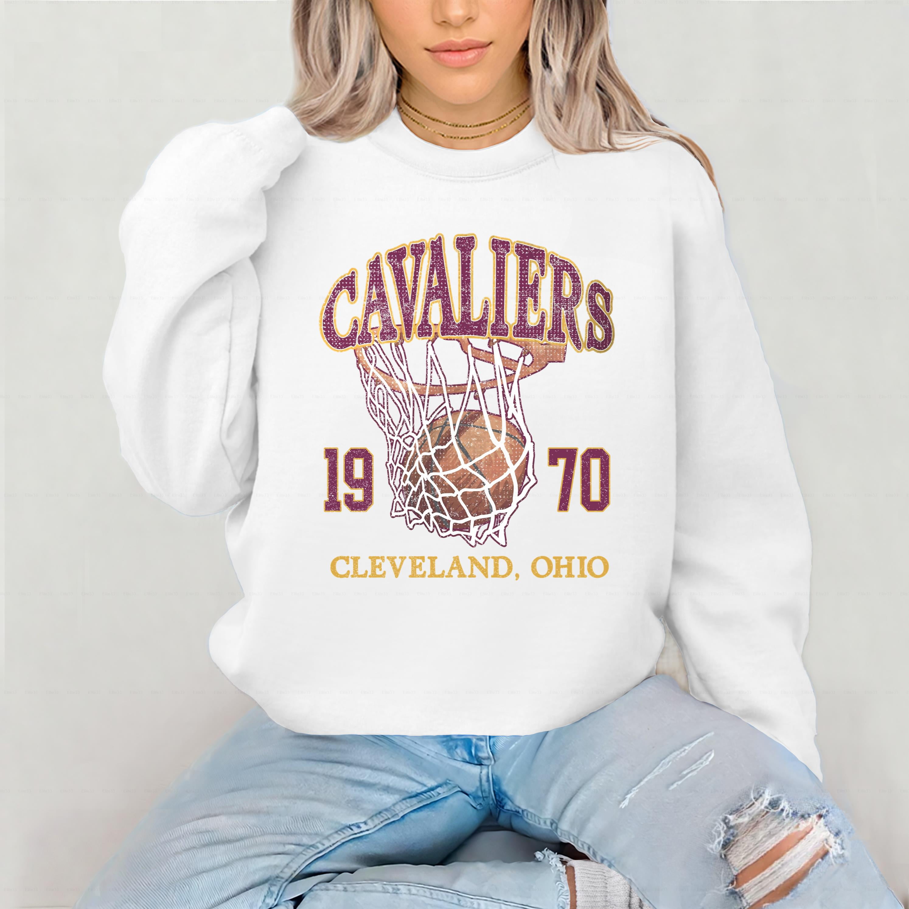 Cleveland Basketball T-Shirt for 90s Cavaliers Fans, for men & women ...