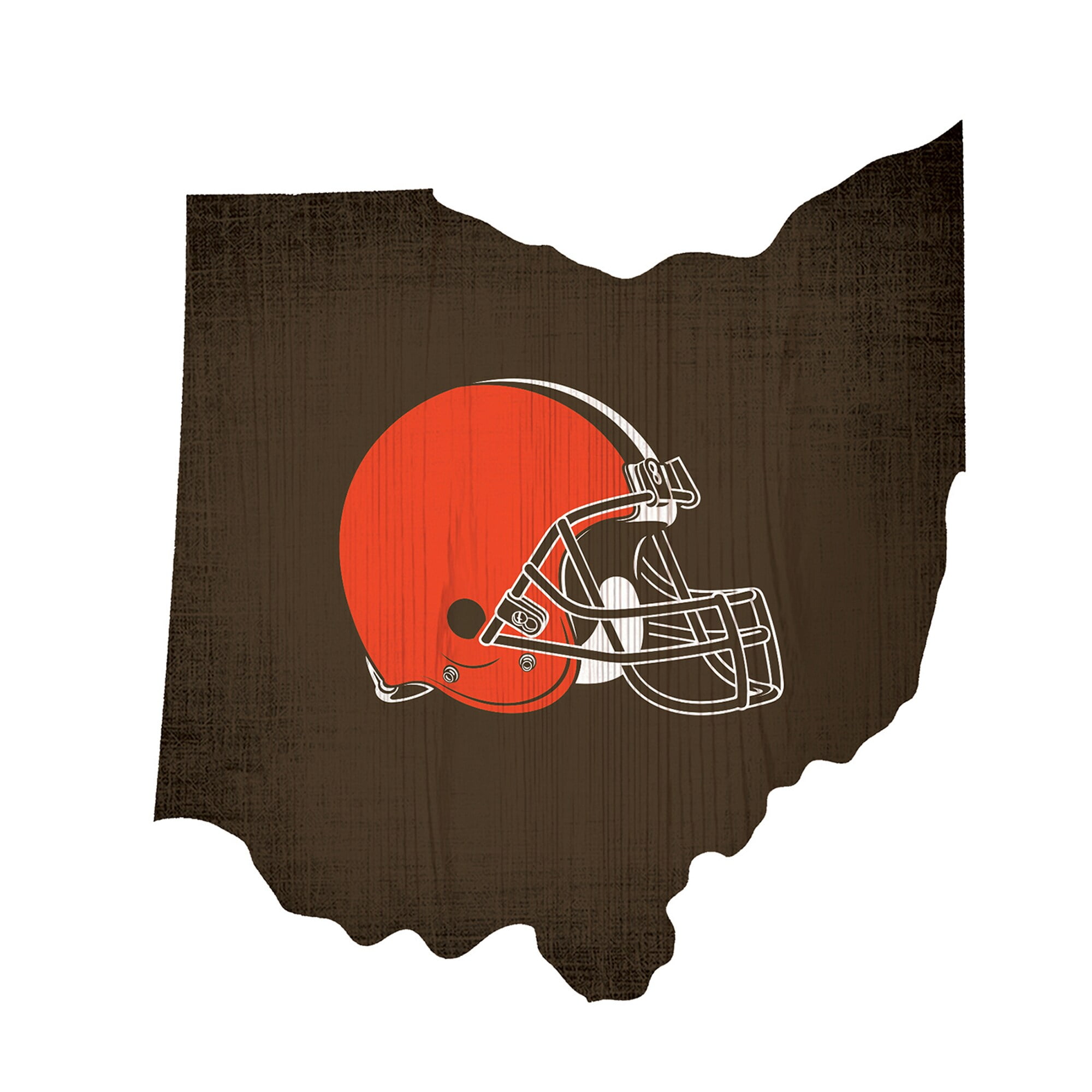 Cleveland Browns 12" Logo State Sign - Walmart.com