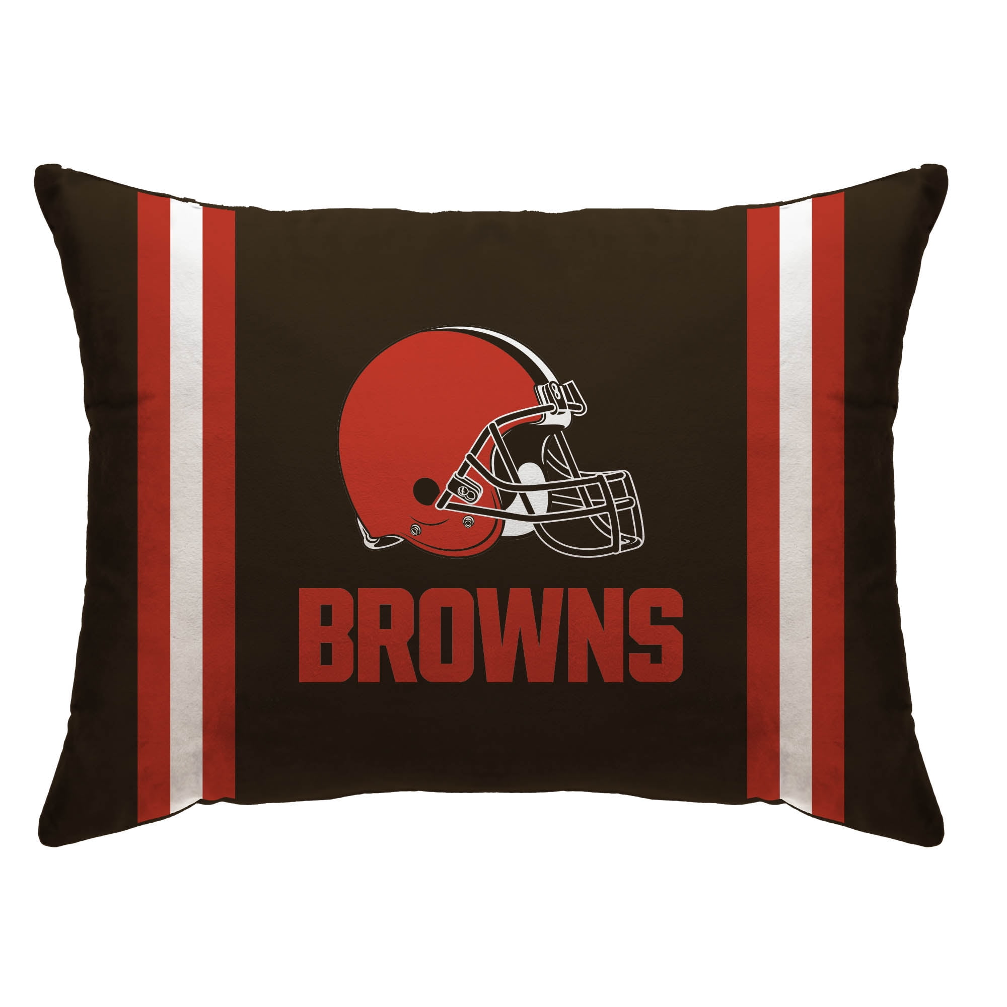 Cleveland Browns 20" x 26" Standard Stripe Logo Micro Plush Bed Pillow ...
