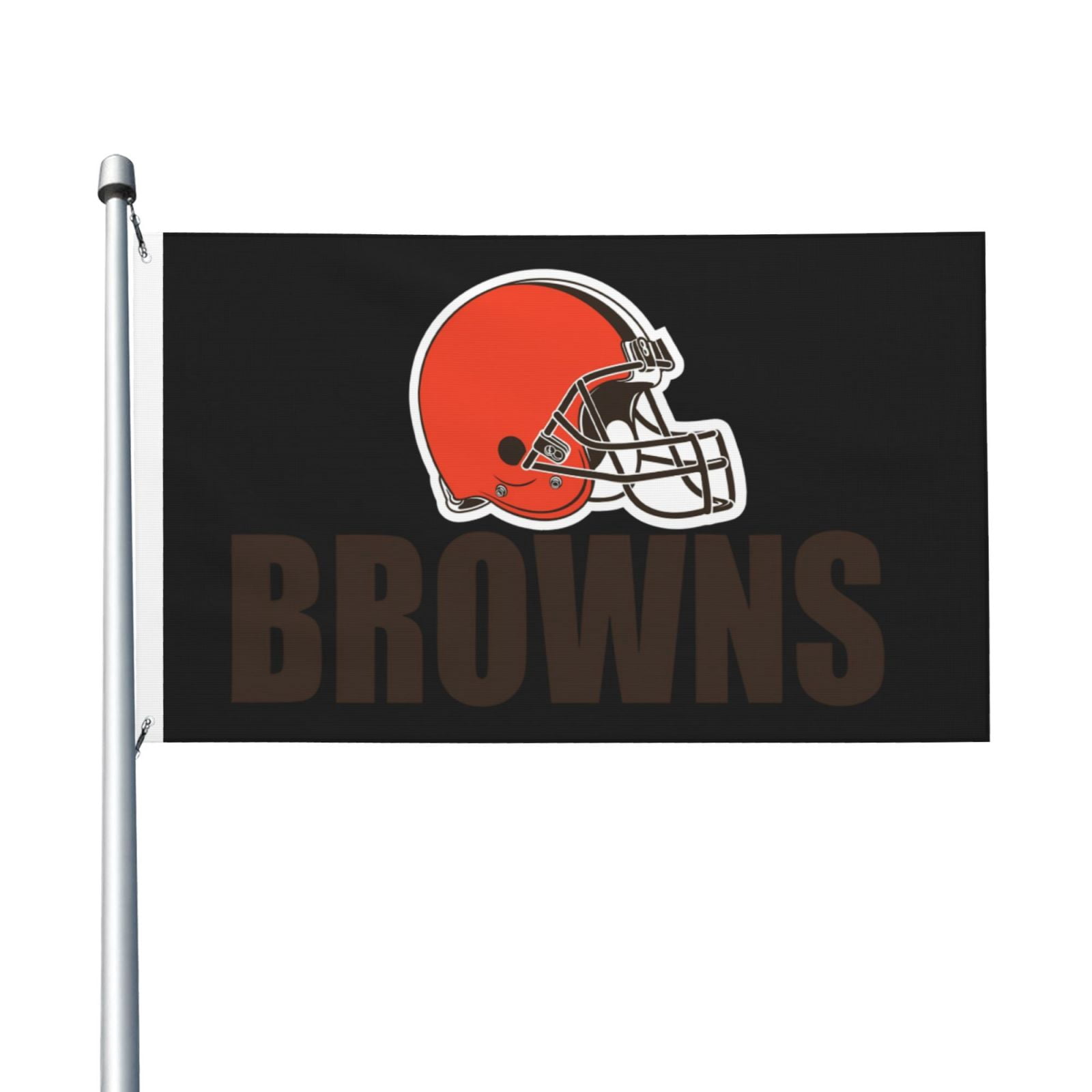 Browns 3x5ft Three-Layer Double-Sided Football Flag Multi-Yard - Banner ...