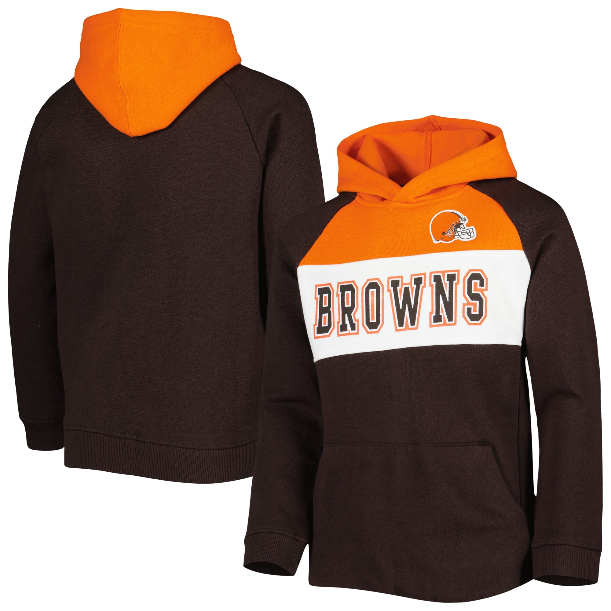 Cleveland Browns Boys 4-18 LS Fleece Hoodie 9K1BXFFBJ XXL18 - Walmart.com
