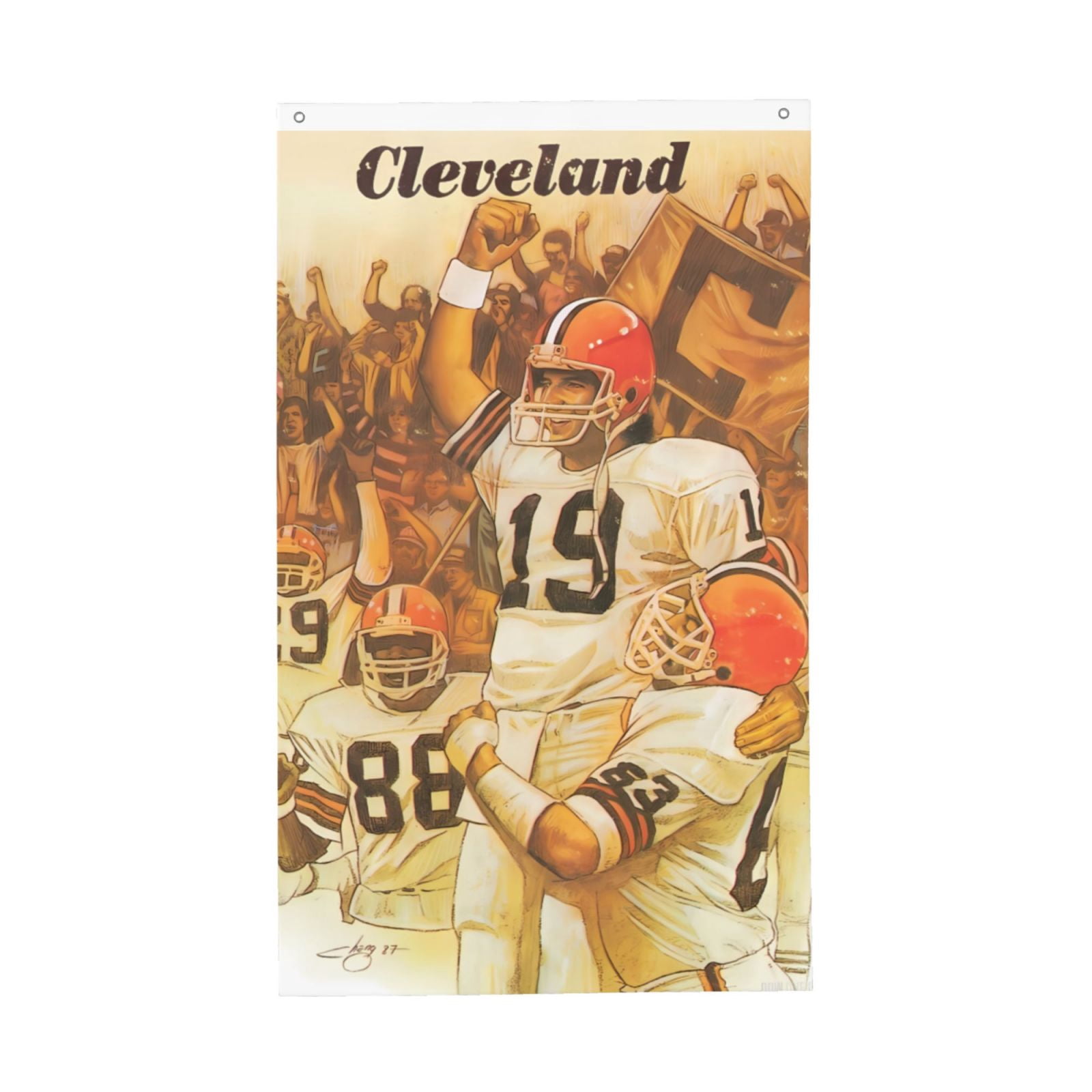 Browns Double Sided Outdoor Decorative Flag Support Flag Indoor Outdoor ...