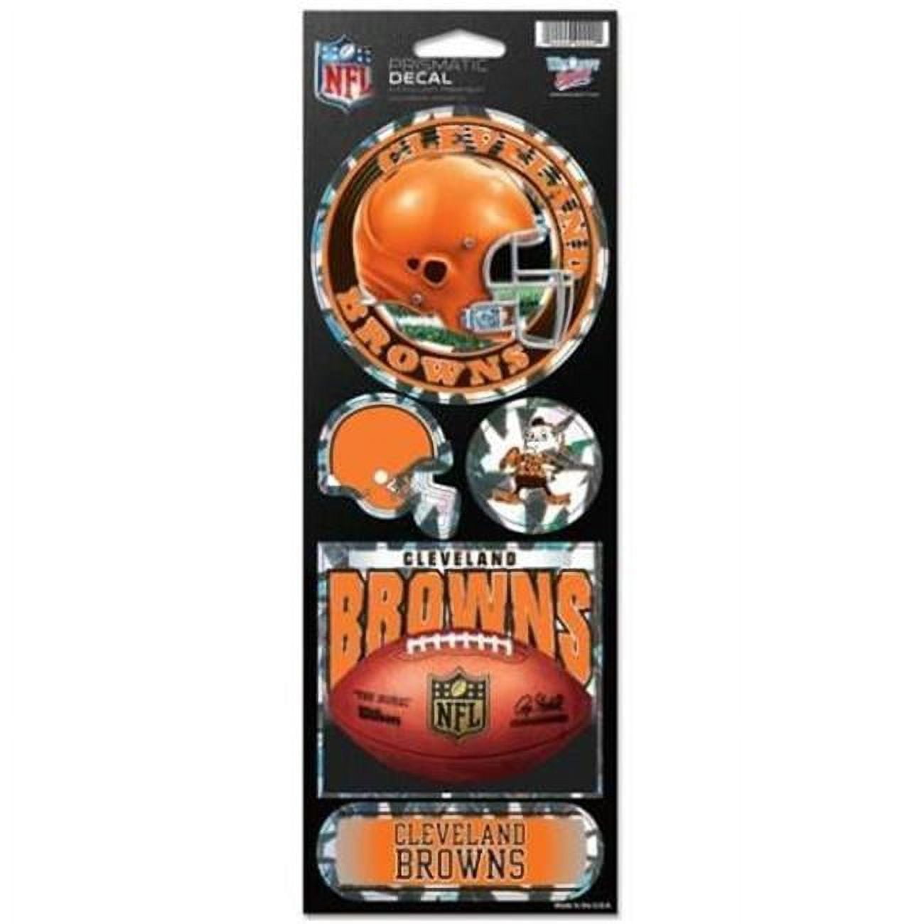 Cleveland Browns Stickers Prismatic - Walmart.com