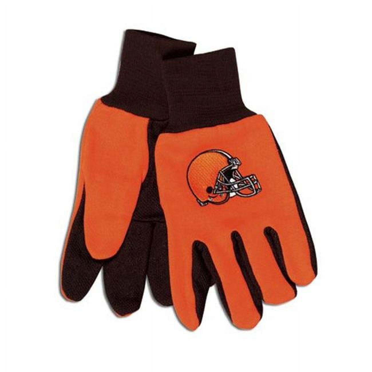 NFL Cleveland Browns Two-Tone Gloves, Orange/Brown - Walmart.com