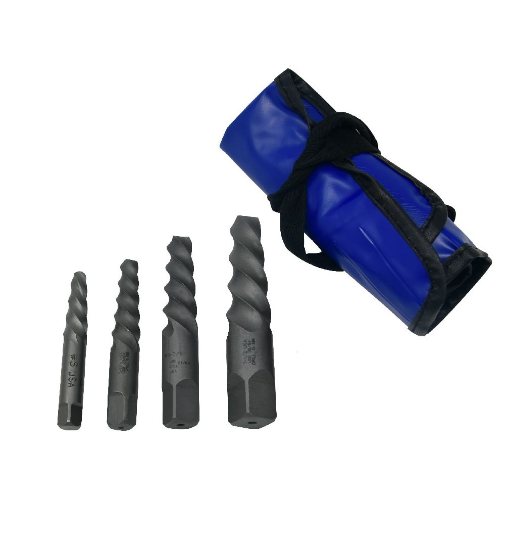 Cleveland C00917 #5-#7-1/2 Bright Screw Extractor Set (4-Piece Set ...
