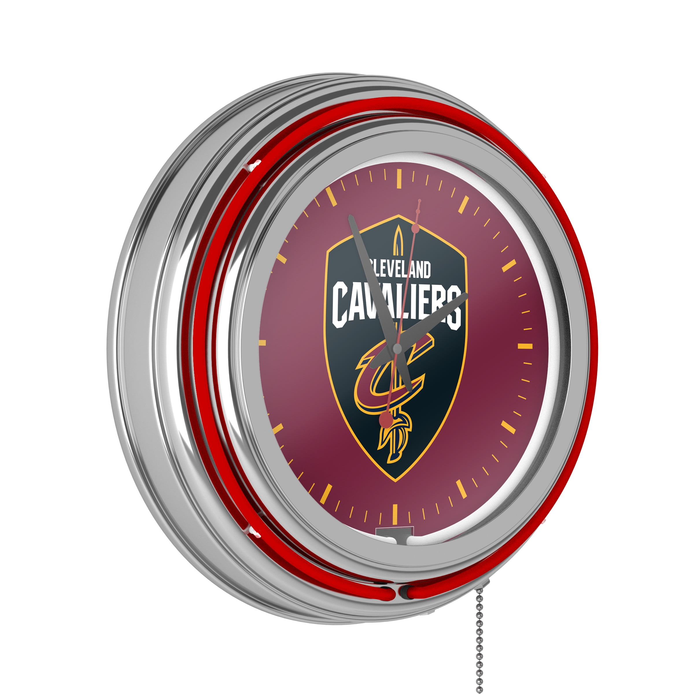 Free Shipping! Trademark Gameroom Cleveland Cavaliers Neon Analog Wall ...
