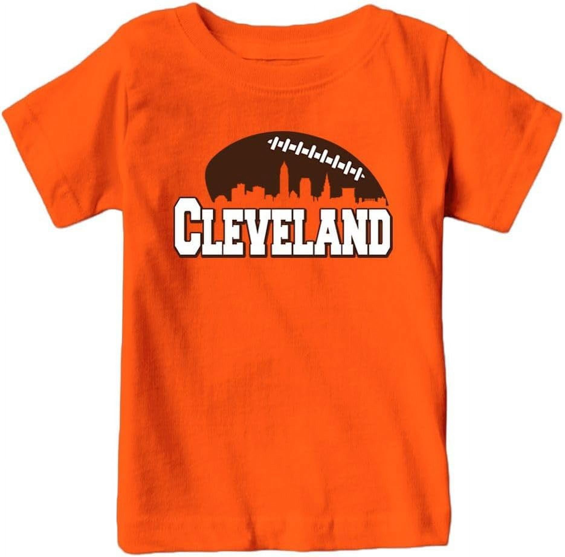 Cleveland City Skyline Kid's Shirt for Football Fans - Walmart.com