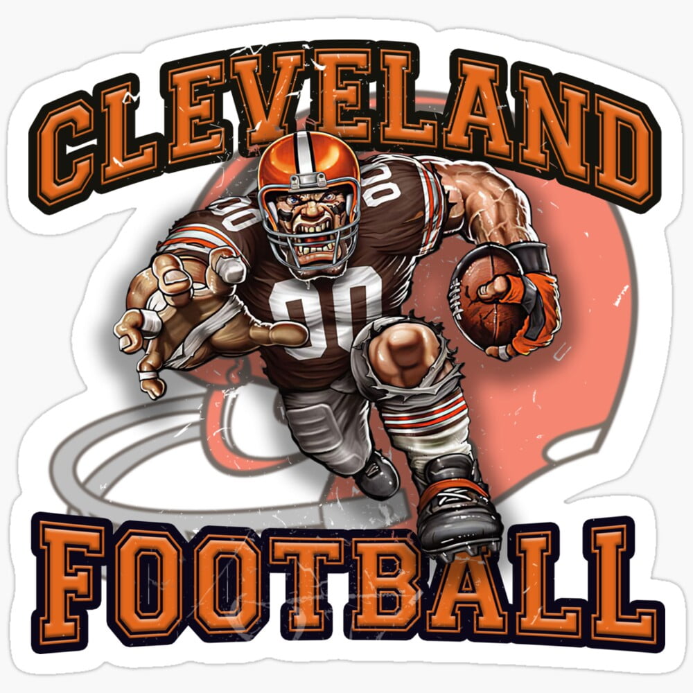Cleveland Football Sticker Baseball Sticker, Football Sticker ...