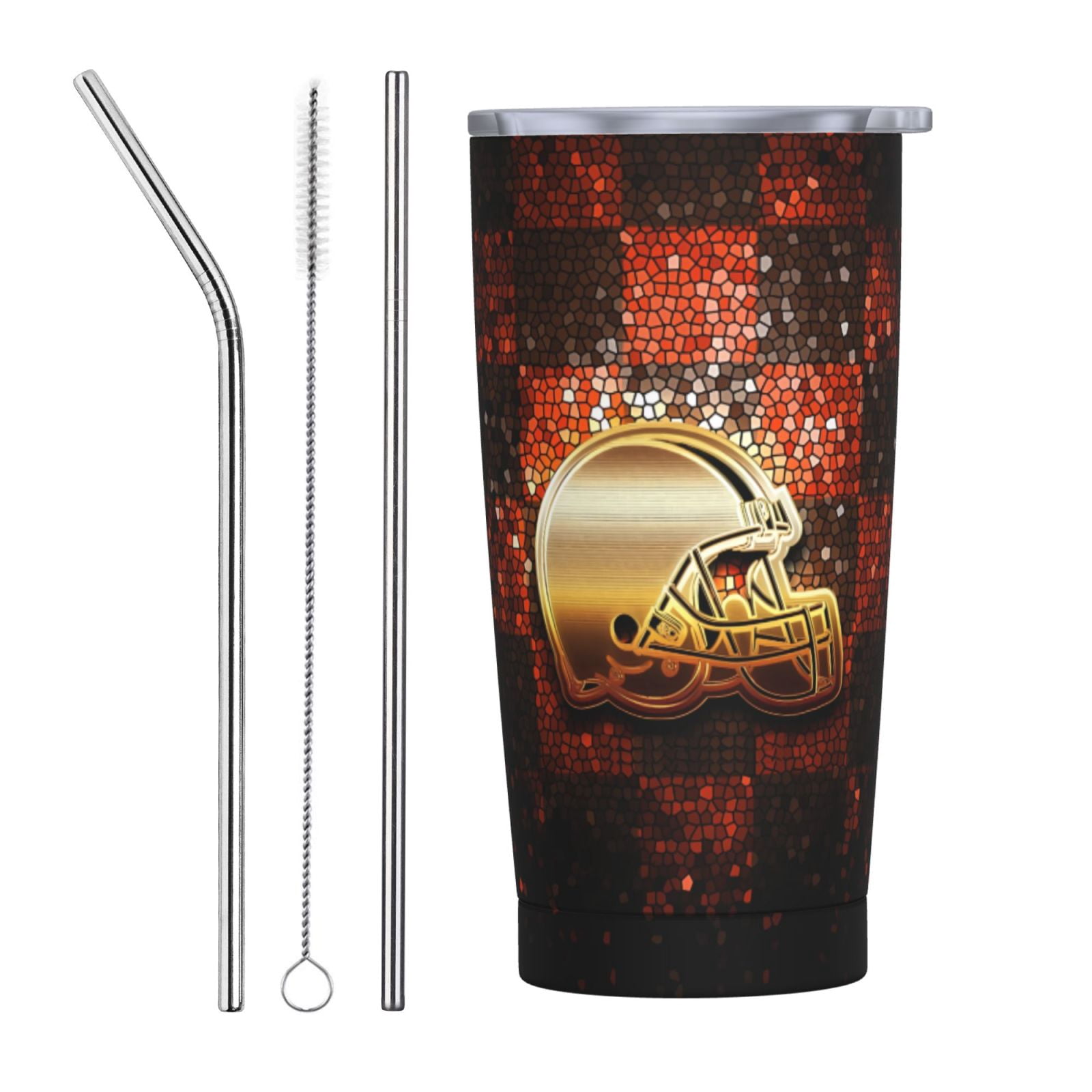 Cleveland Football Team 20 oz Stainless Steel Thermos with Lid and ...