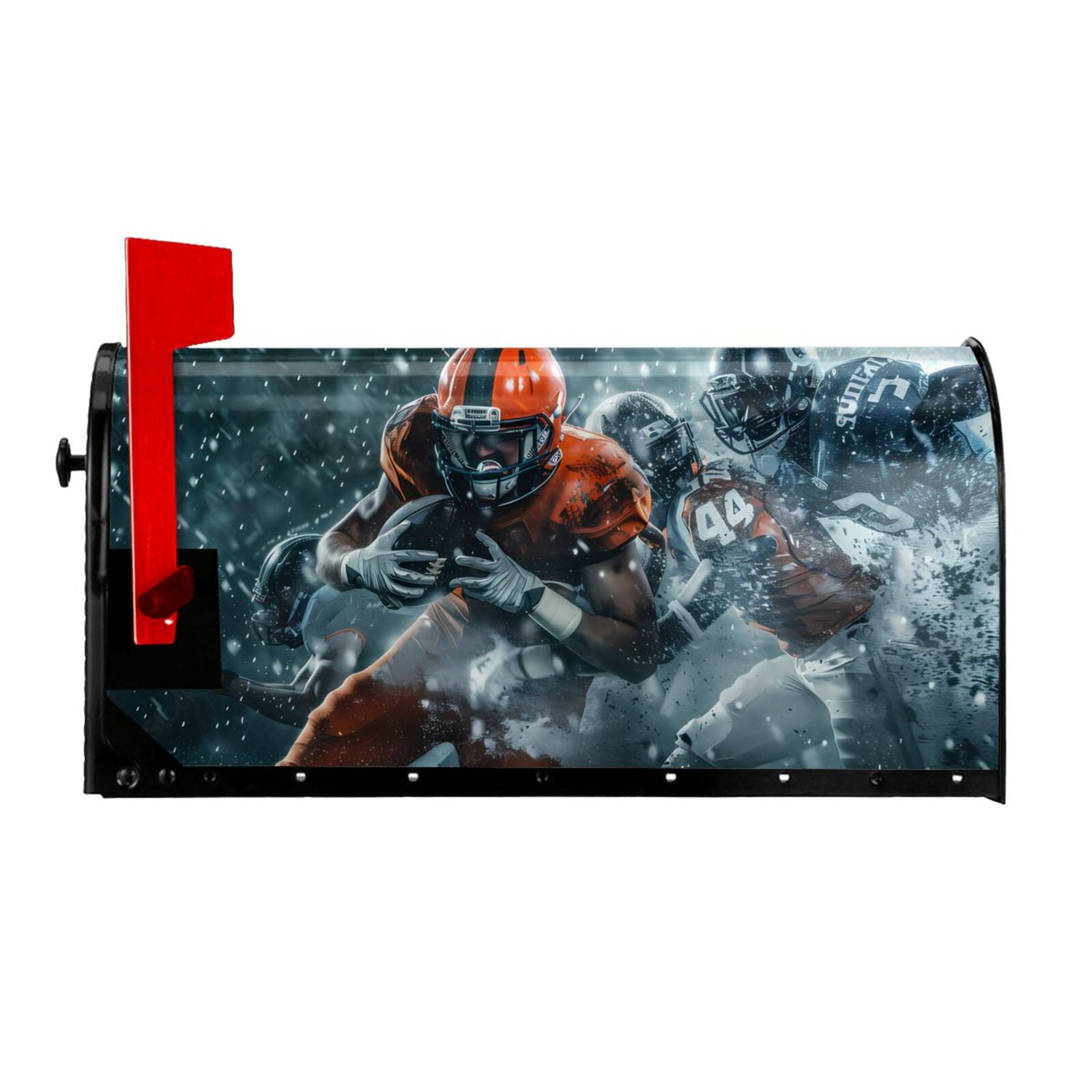 Cleveland Football Team 21" x 18" Welcome Magnetic Mailbox Cover, Easy ...