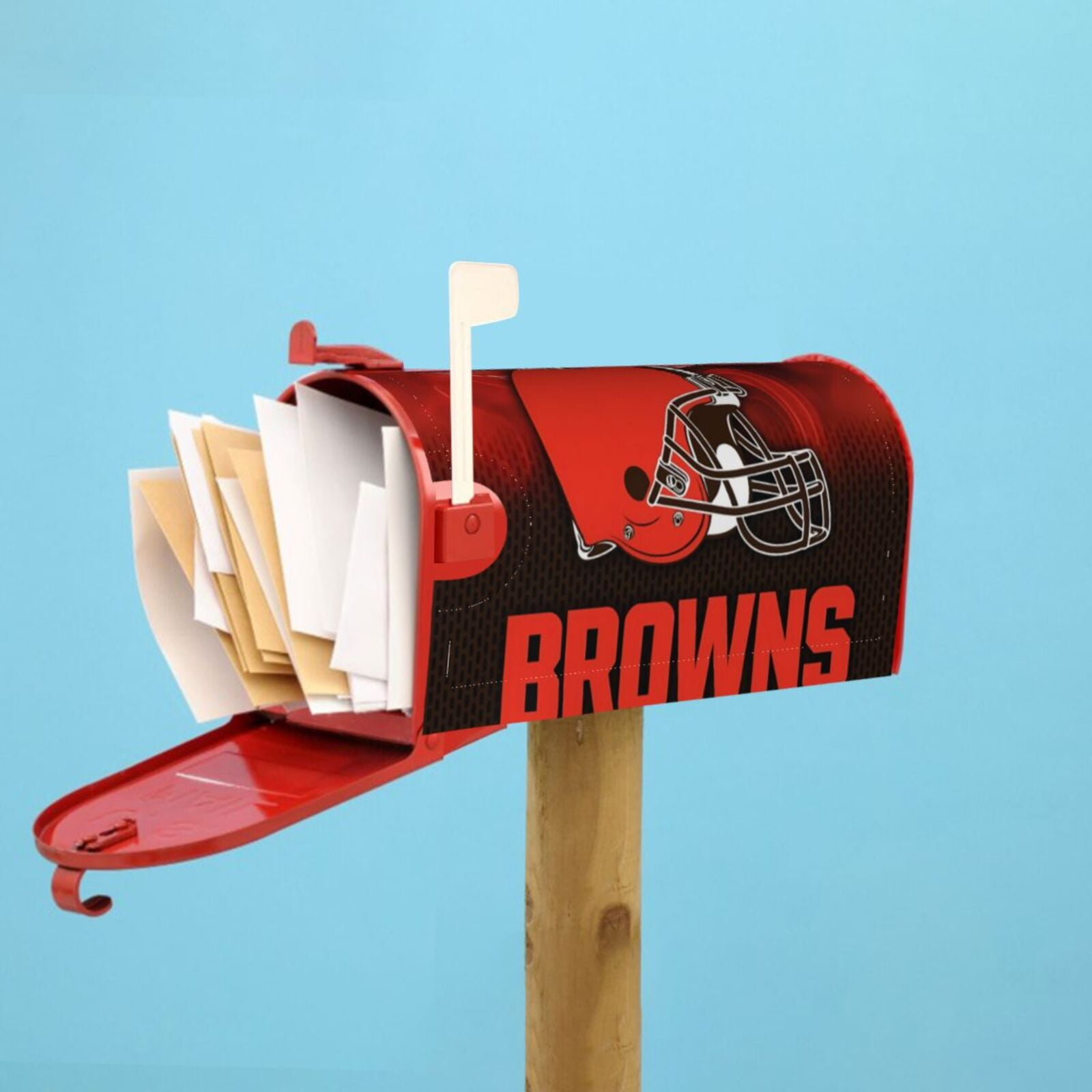 Cleveland Football Team Welcome Mailbox Cover, Easy to Install ...