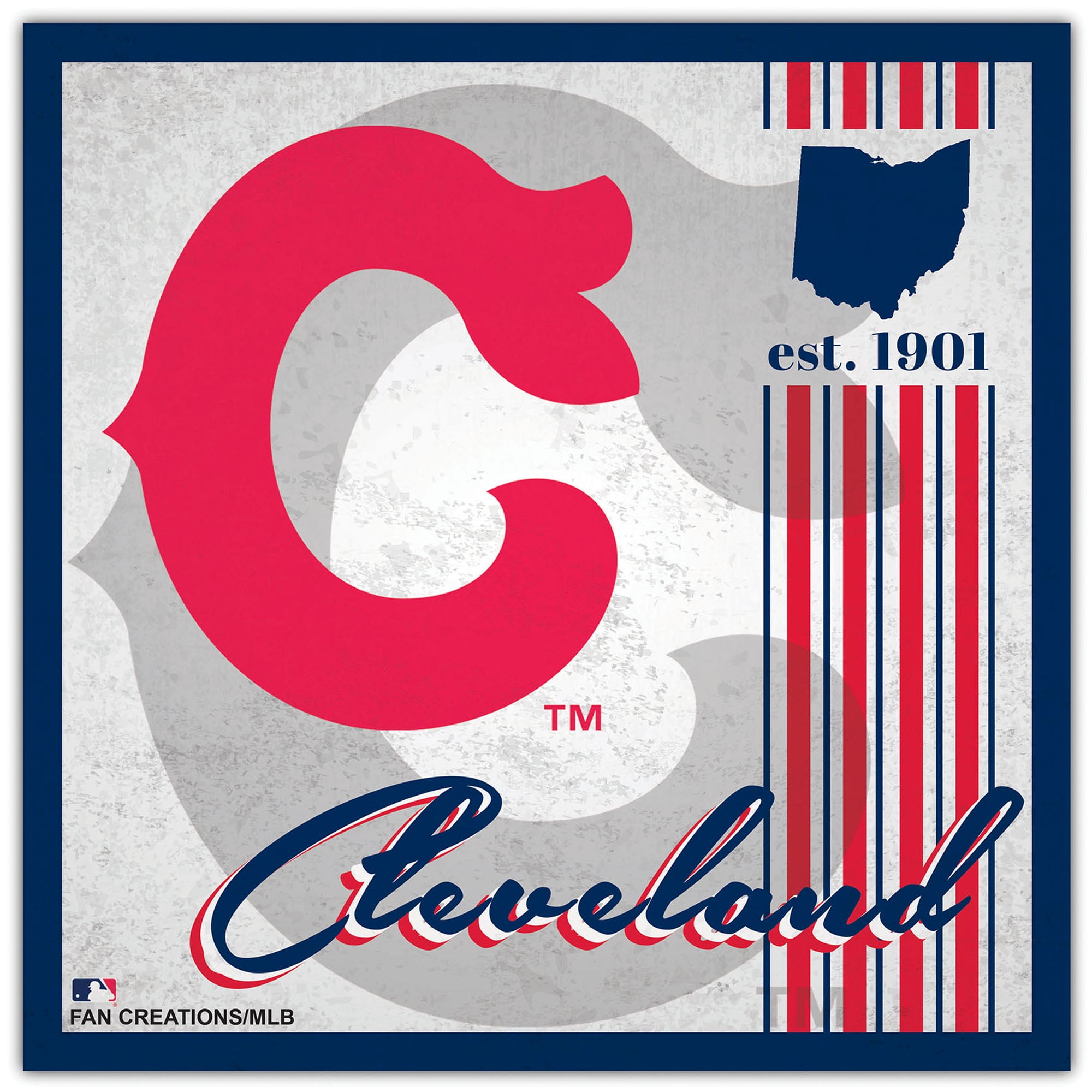 Cleveland Guardians 10" x 10" Greatest Hits Team Sign - Walmart.com