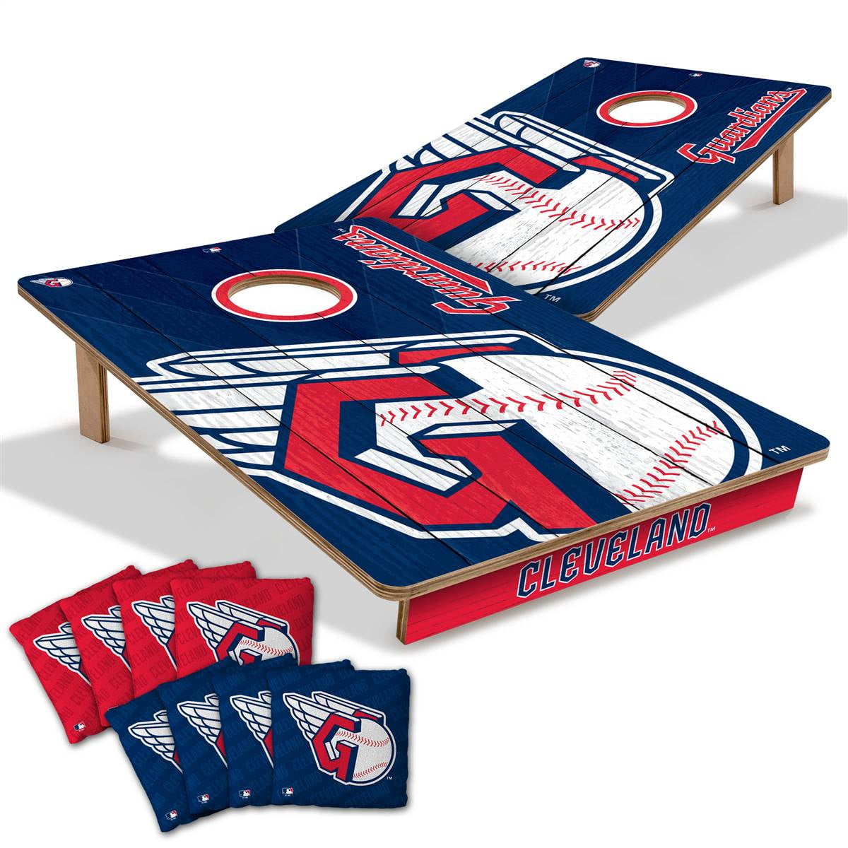 YouTheFan MLB Cleveland Guardians 2' x 4' Cornhole Game - Walmart.com